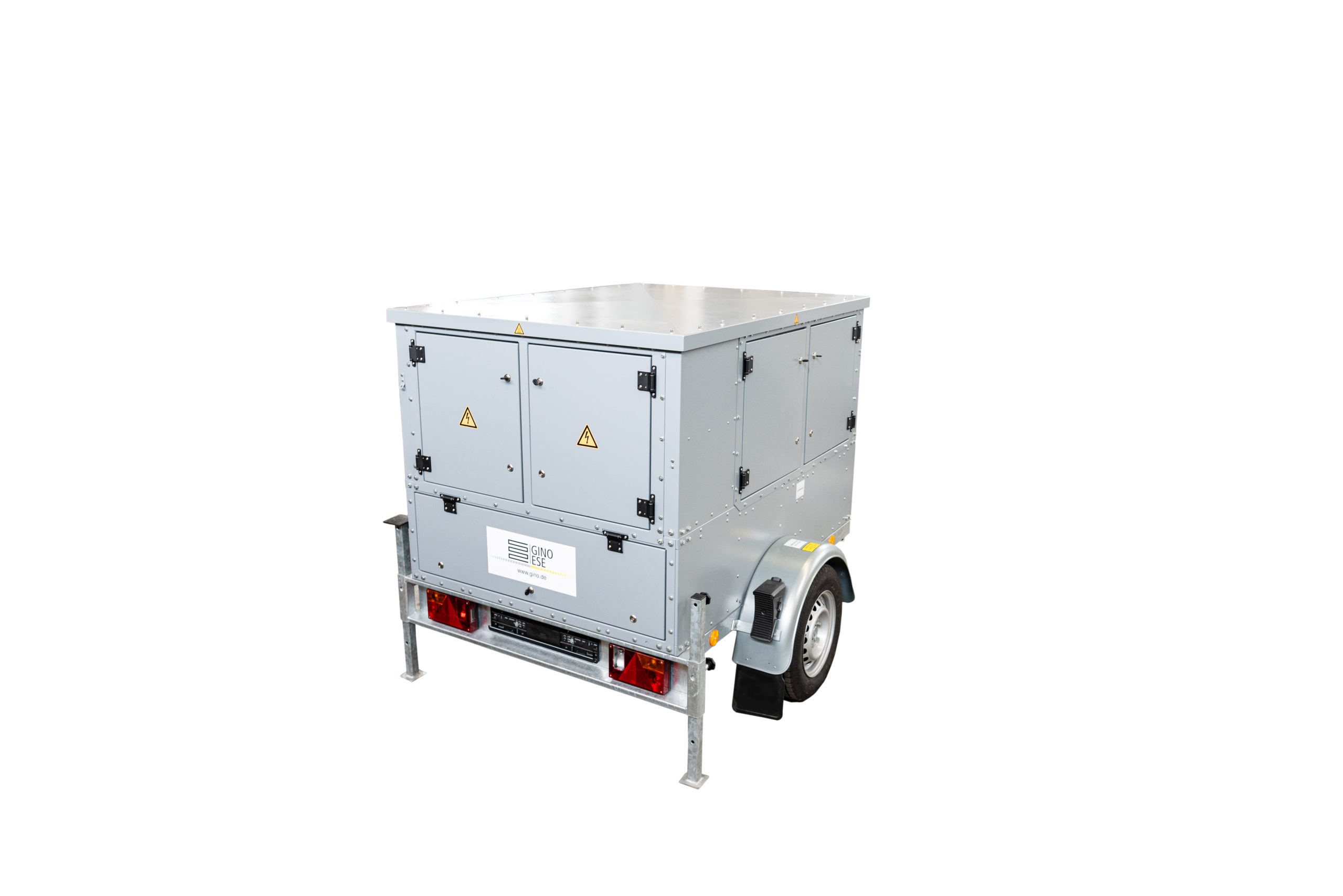 Load and test resistors – Mobile load banks on trailers - GINO AG